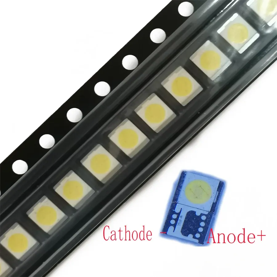 SMD LED 3528/2835 - 3V 1W Cool White LEDs for LCD TV Backlight Repair ...