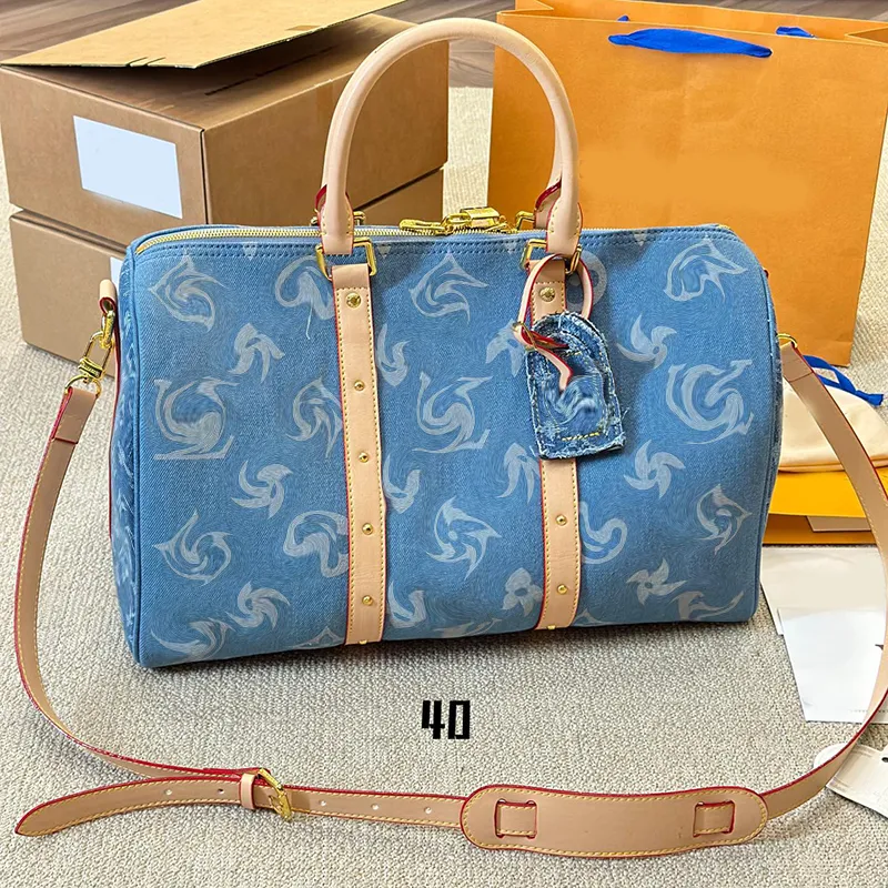 Luxury Womens Mens Tote Duffle Bag Classic Cowboy Pillow Weekend Bag ...