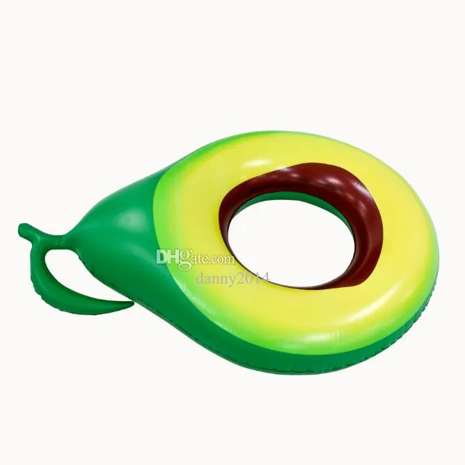 Giant Avocado Inflatable Swim Rings Floating Pool Tubes Air Mattress ...