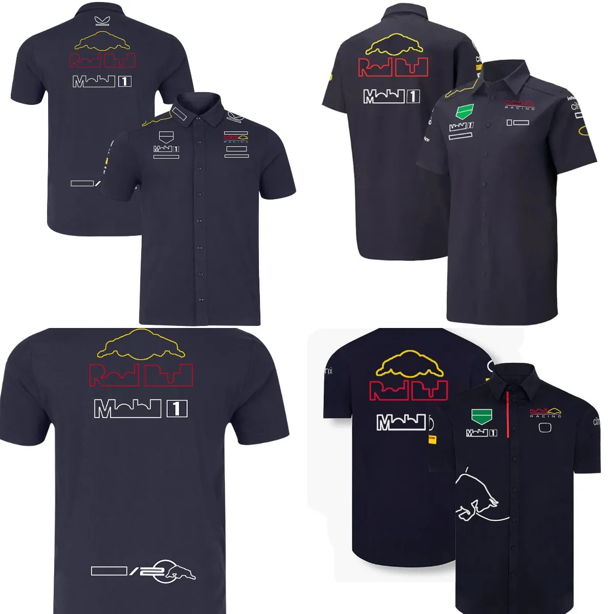 Racing Team Style T Shirt: Breathable Lapel Jersey For Summer Comfort ...