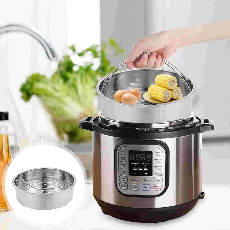 DHgate.com:Stainless Steel Double Boiler with Steamer Basket, Round ...