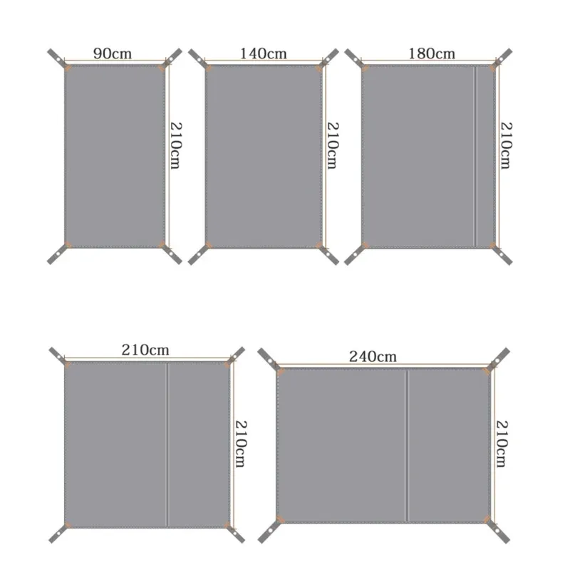 Ultralight Multifunctional Tent Ground Sheet - Ideal for Outdoor Events ...