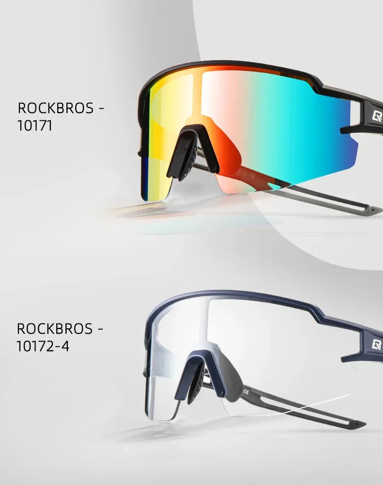 Pochromic Cycling Glasses: Eye Protection, Windproof - Road Bicycle ...