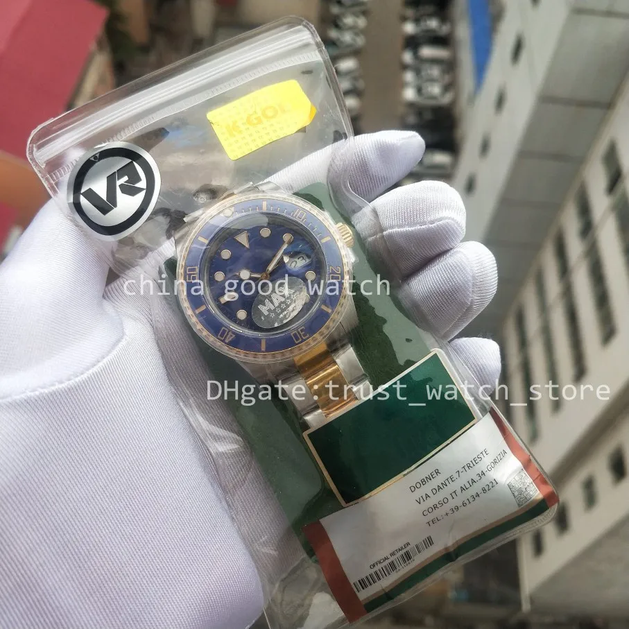 Новые Заводские Часы Super Vrf, Синий Керамический Безель, Мужские, 18 ...