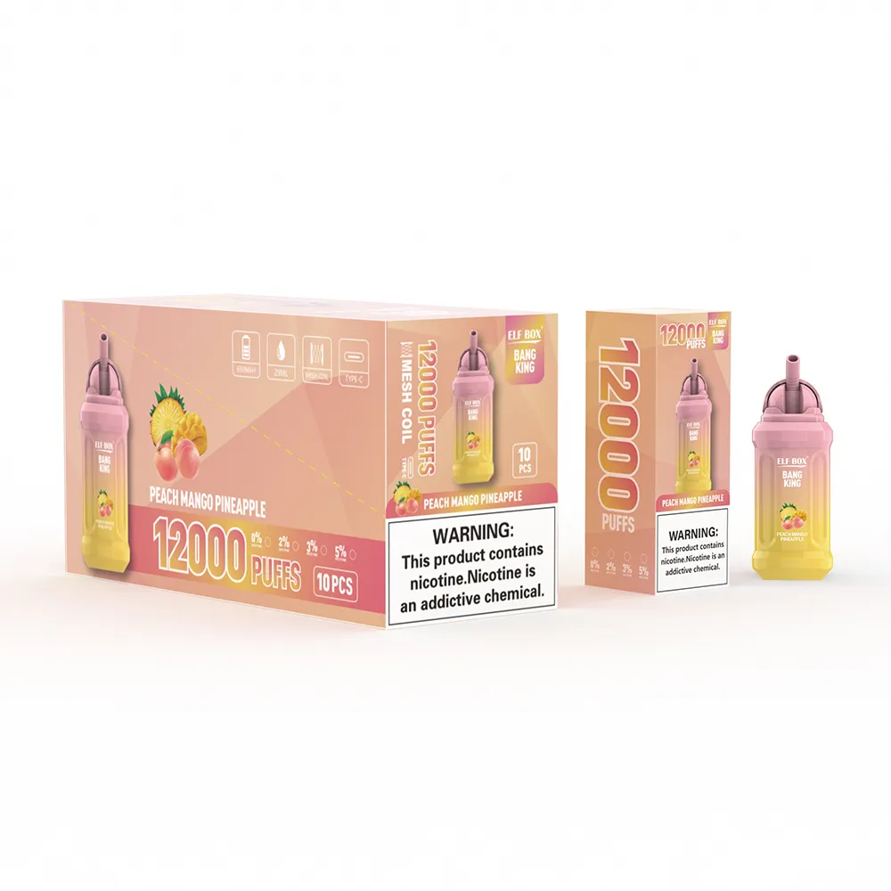 Puff12k Original ELF BOX 12000 Puffs Einweg E Zigaretten Vape 0% 2% 3% ...