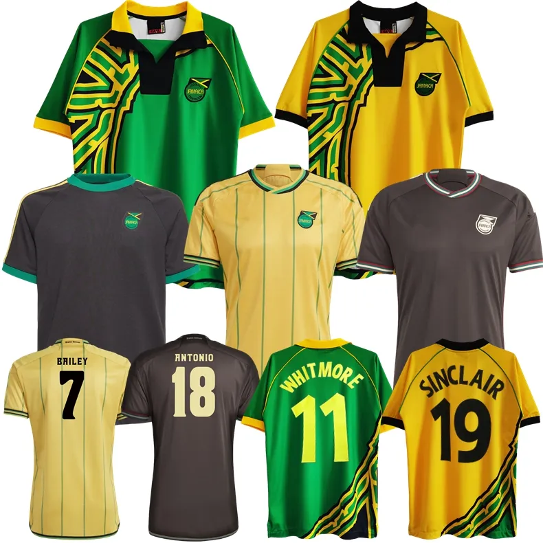 DHgate.com:1998 Jamaica Soccer Retro Jerseys | Bailey, Reid, Nicholson ...