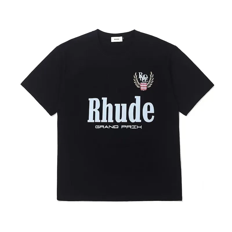 Rhude Designer Rhude T Shirt For Men And Women Breathable Print, Short ...