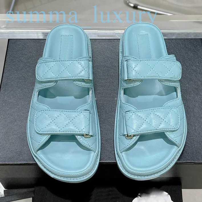 Grandad Leather Sandals: Quilted Buckle, Crystal Calf, Cleva Platform ...