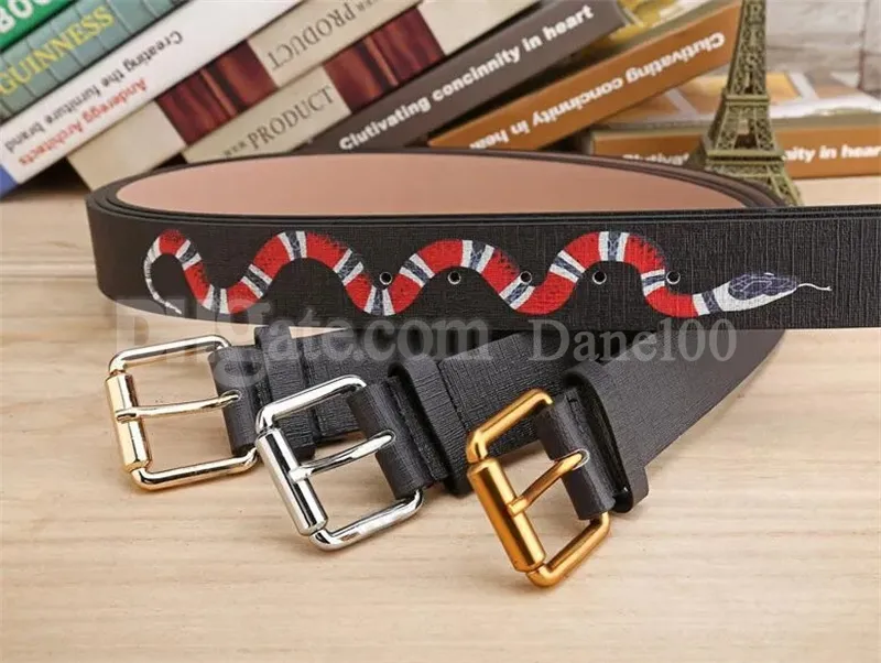 Hot Sale New Black Color High Quality Designer Belts Fashion Snake ...
