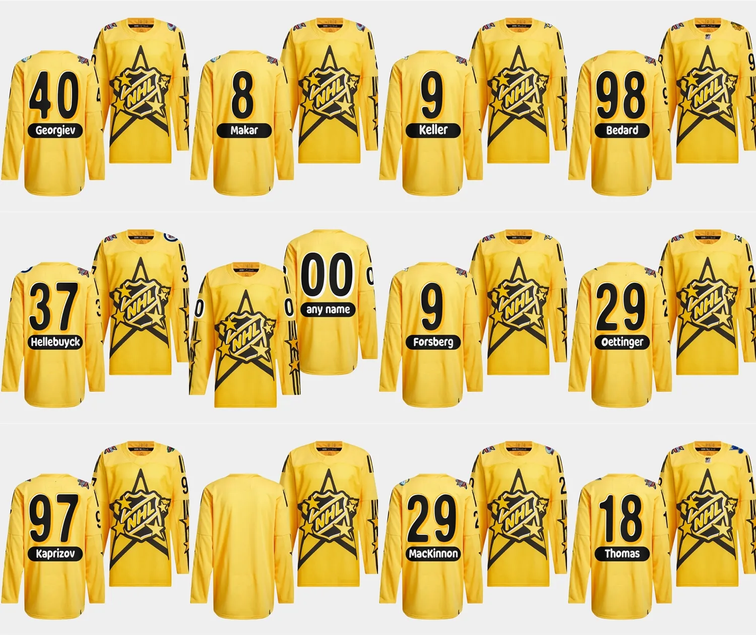 NHL All Star Hockey Jersey 2024 Customized By Design, Featuring Players ...