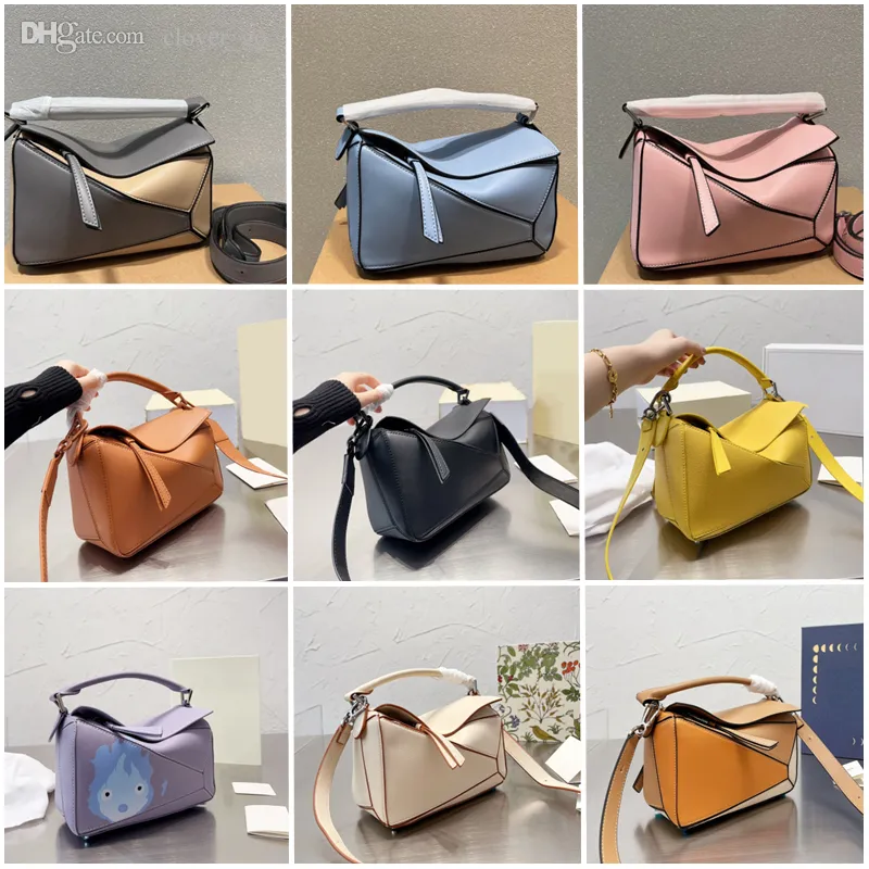 Women Designer Bags Leather Crossbody Geometry Square Bag Luxurys ...