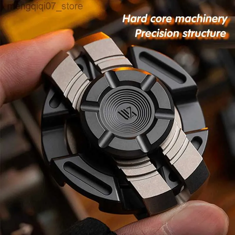 Wanwu Edc Slim Ratchet Structure Fidget Spinner Gyro Metal, Antistress ...