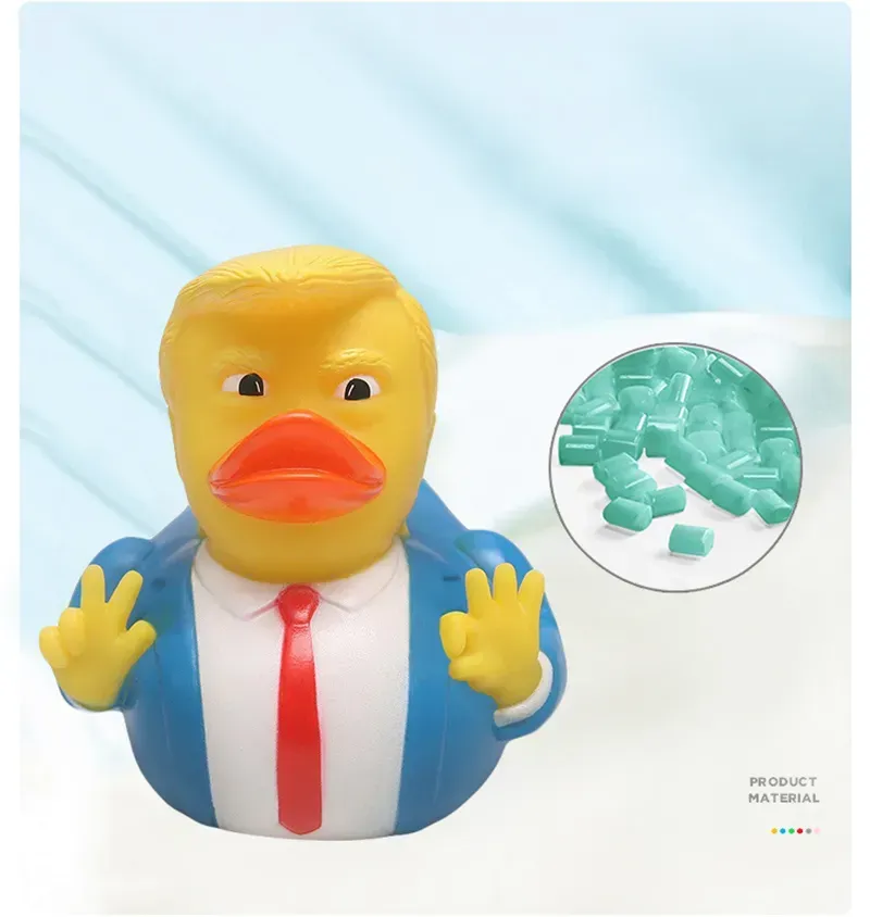 CuteTrump Rubber Duck Floating Toy: Fun Floating Duck For Kids, Bath ...