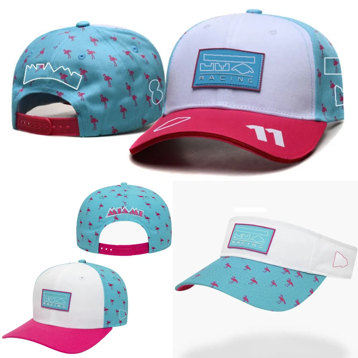 F1 Hats Racing Team Style Cap Embroidered Sports Visor, Formula One Hat ...