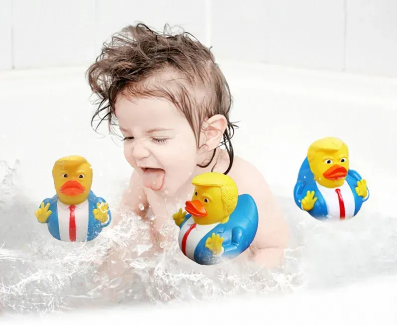 CuteTrump Rubber Duck Floating Toy: Fun Floating Duck For Kids, Bath ...