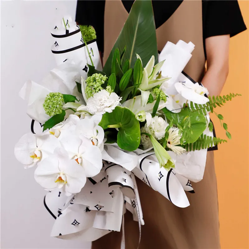 DHgate.com:Floral Wrapping Paper Material, Four-Leaf Clover Flower ...