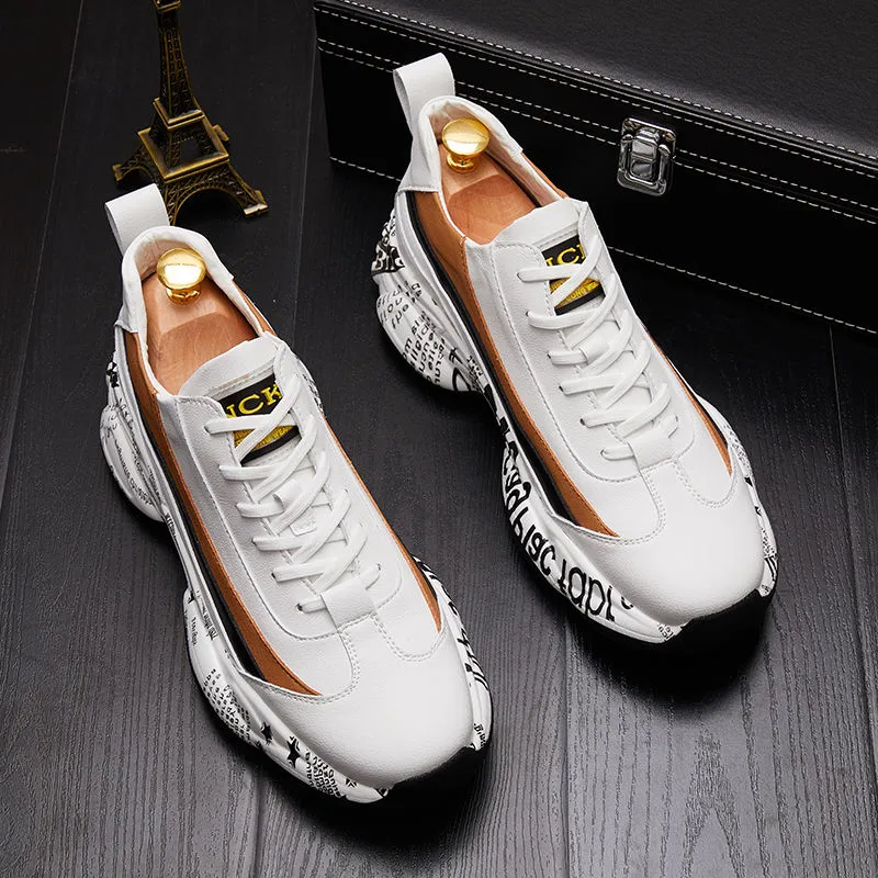 Designer Running Shoes For Men Thick Sole, Instagram Trendy Style ...