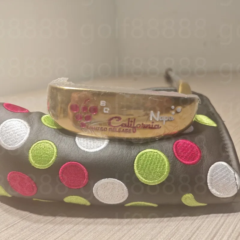 Premium Golden Golf Putter - Right Handed, Unisex Napa Style, Precision ...