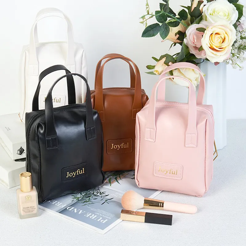 Large Capacity Travel Cosmetic Bag - Portable Makeup Organizer, Stylish ...