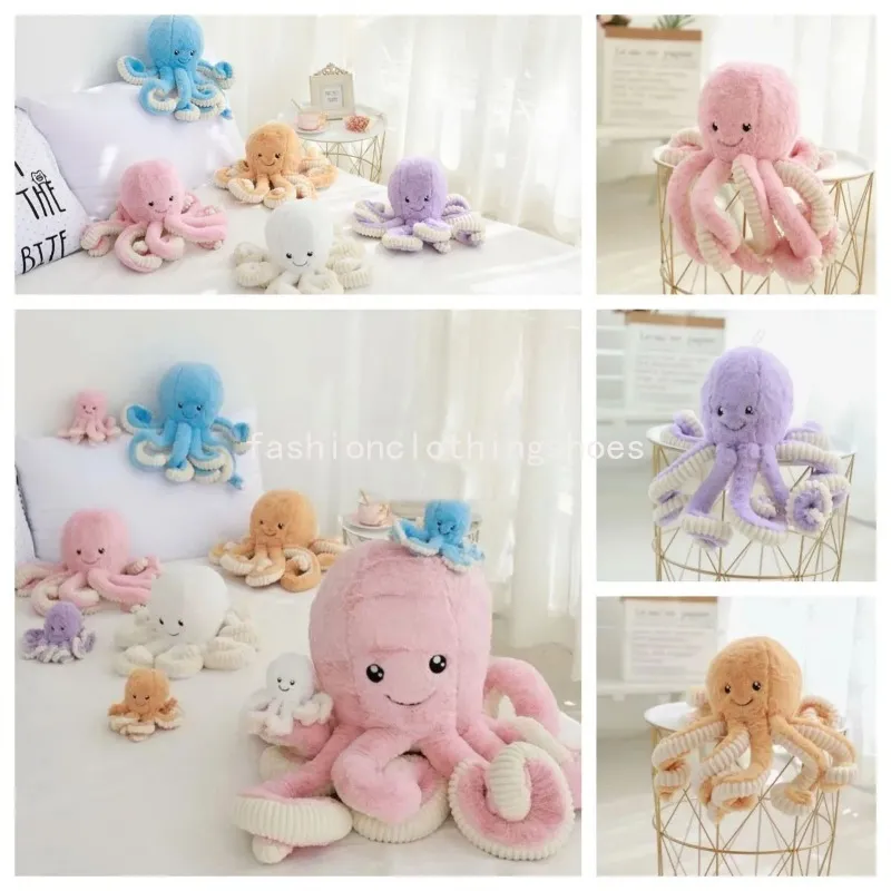 Soft Plush Octopus Toy: 80cm Stuffed Animal Pillow Cuddle Companion ...