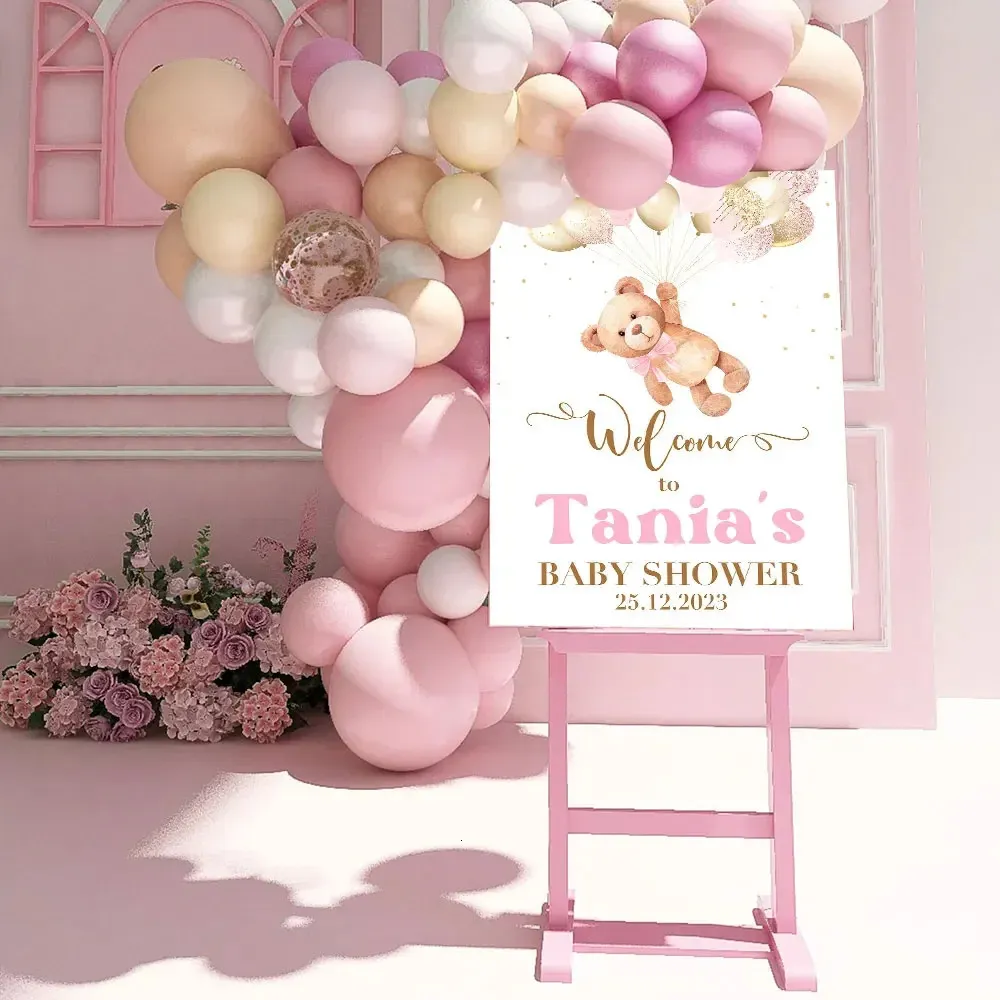 Bear Birthday Decorations: Custom Celebration Poster,... From ...