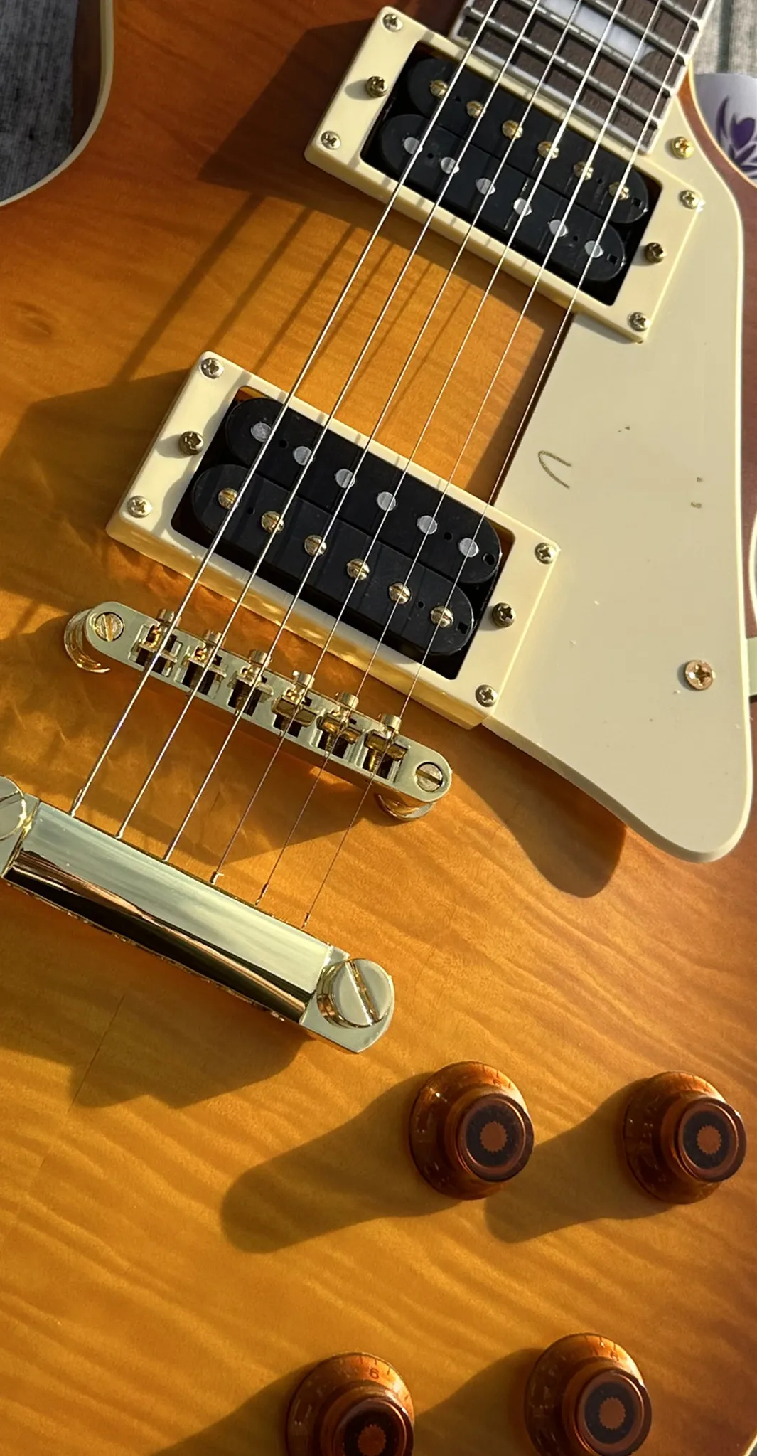 Lightning EMG Electric Guitar With Red Logo, Matte Body, Black ...