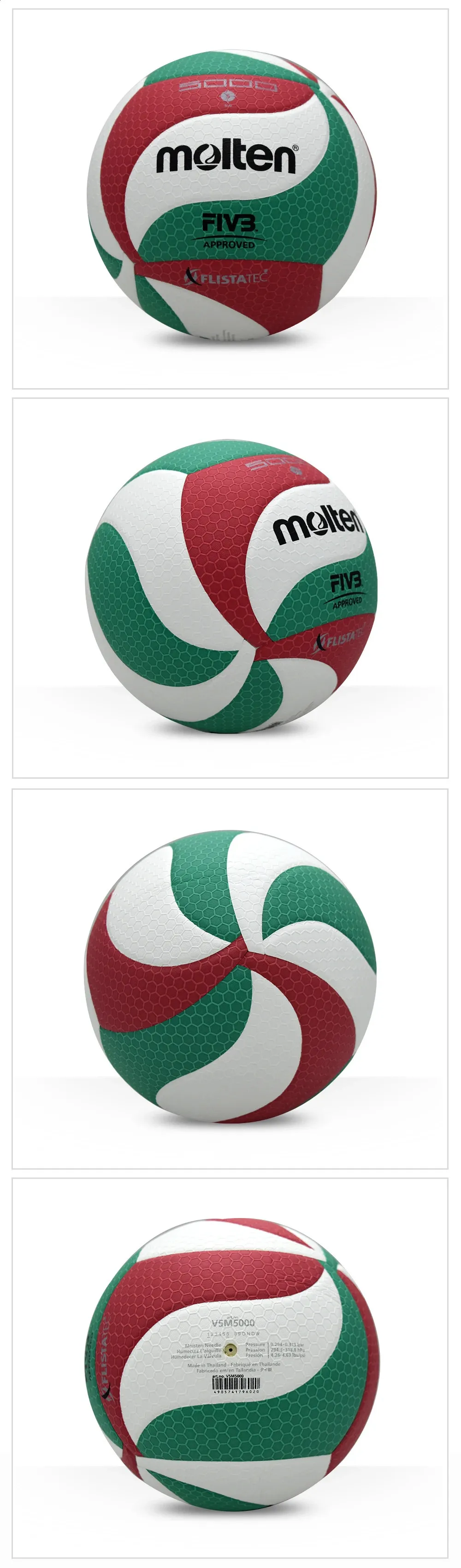 DHgate.com:Molten V5M4000 Official Size 5 PU Volleyball, High-Quality ...