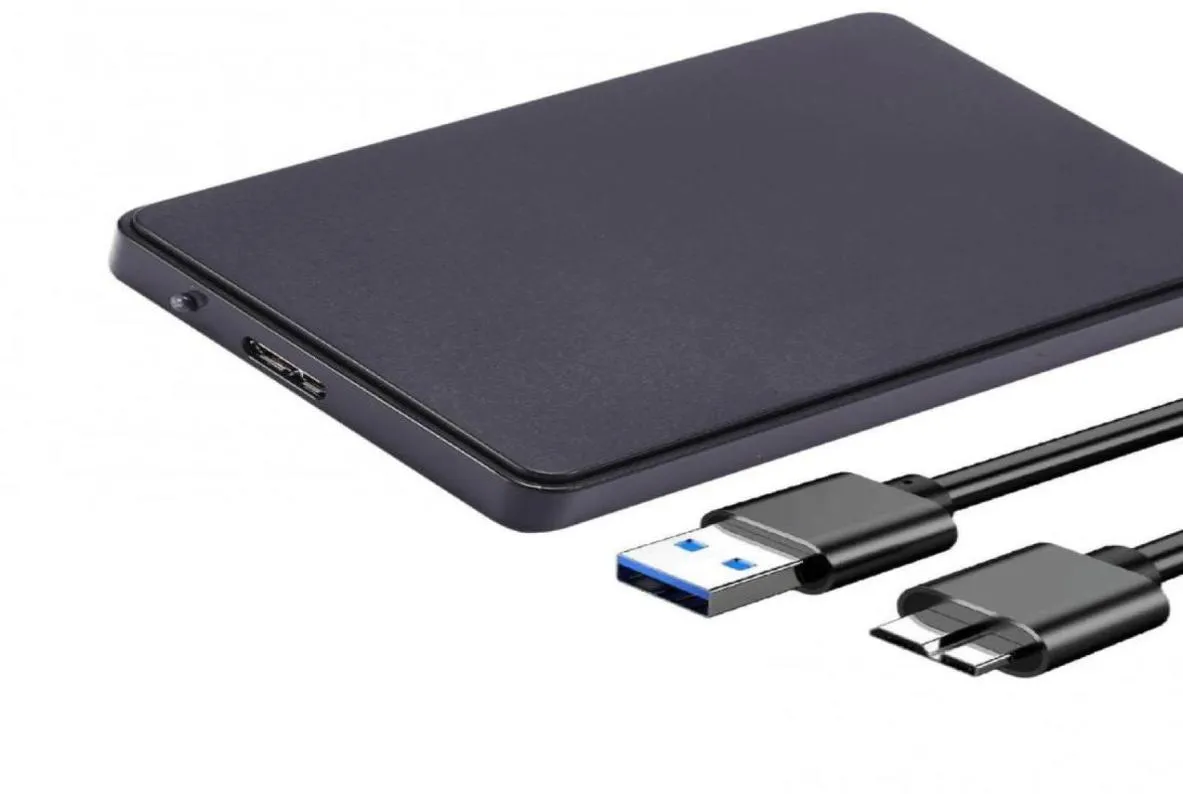 Portable 2.5 SATA to USB 3.0 SSD/HDD Enclosure - High-Speed 5Gbps ...