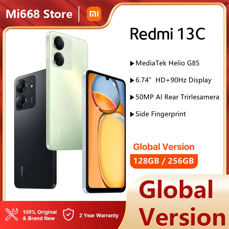 Global Redmi 13C NFC Smartphone: Affordable 50MP Camera Phone, 128GB ...