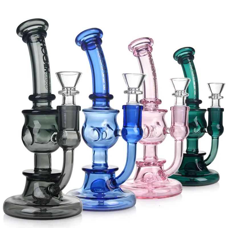 8 Pulgadas De Color Mezclado Nuevo Diseño Bubbler Glass Oil Burner ...