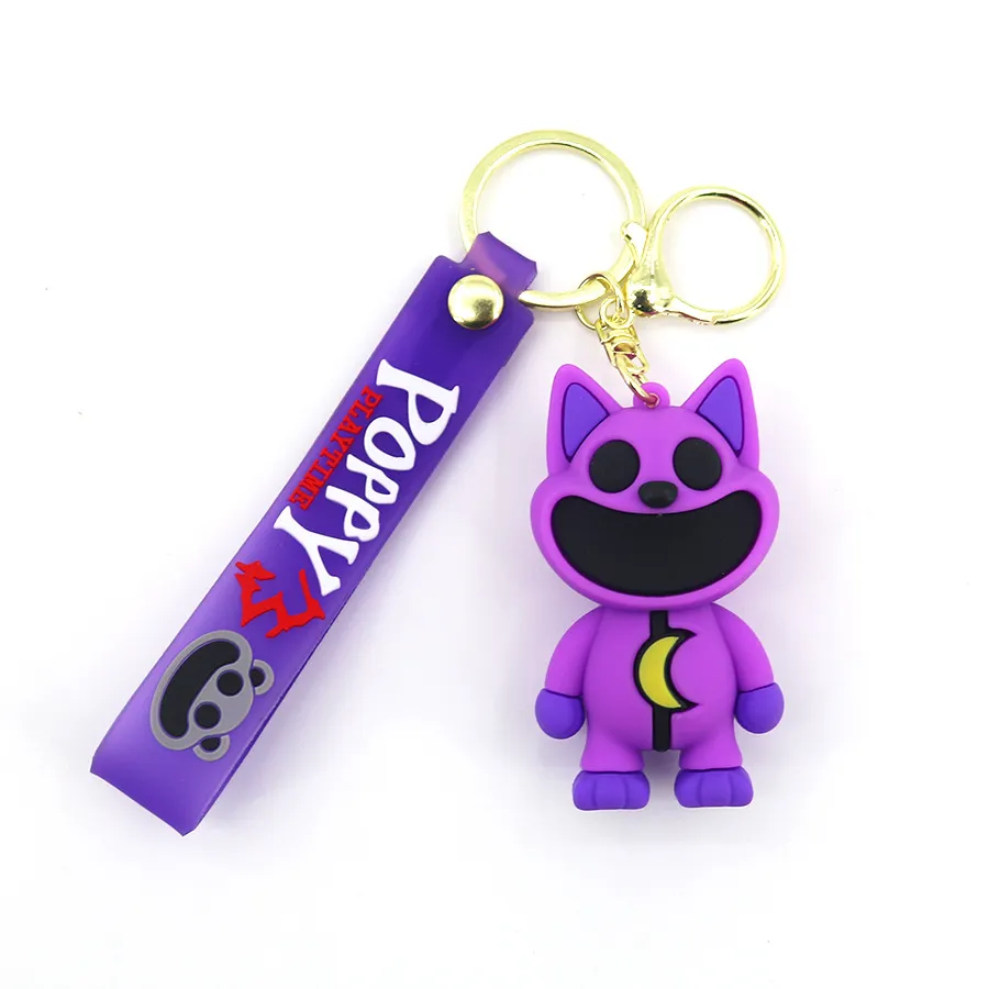 Smiling Critters Catnap Keychain For Backpacks Cartoon Cat & Catnap ...
