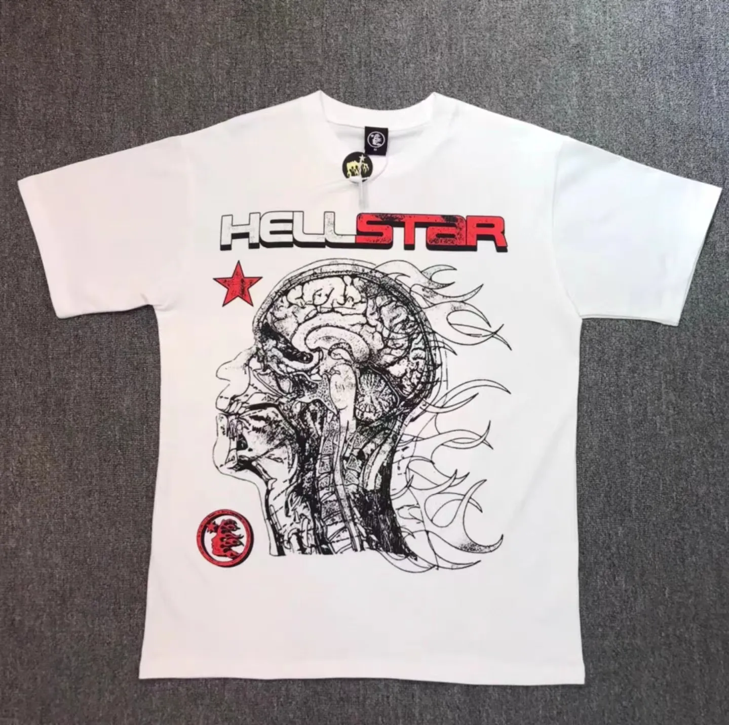 Designer Hellstar Vintage Washed Fabric Best Quality T Shirts For Men ...