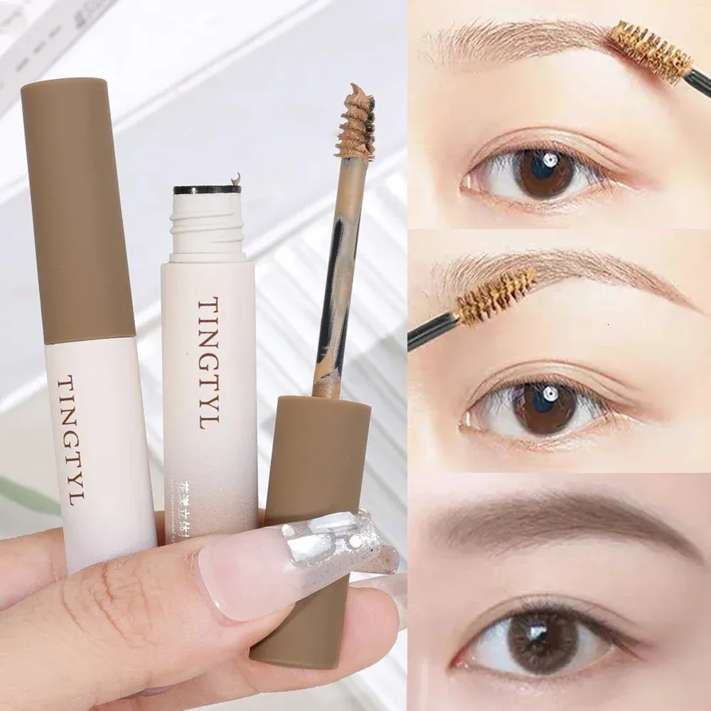 Waterproof Eyebrow Gel with Long-Lasting Formula and Natural Black ...