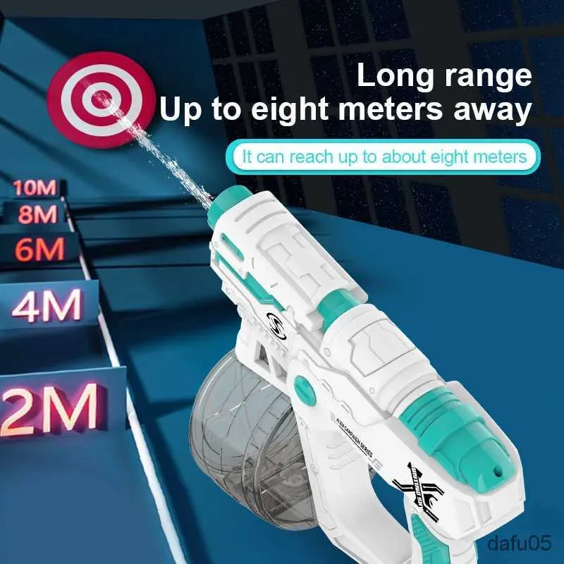 FunJoy Electric Water Gun: Full Automatic Pool/Beach Toy For Kids Shot ...