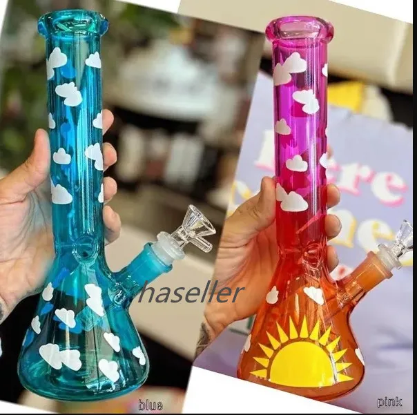 Wholesale Rick Glass Beaker Bong With 14mm Bowl And 9.5inch Dab Rigs ...