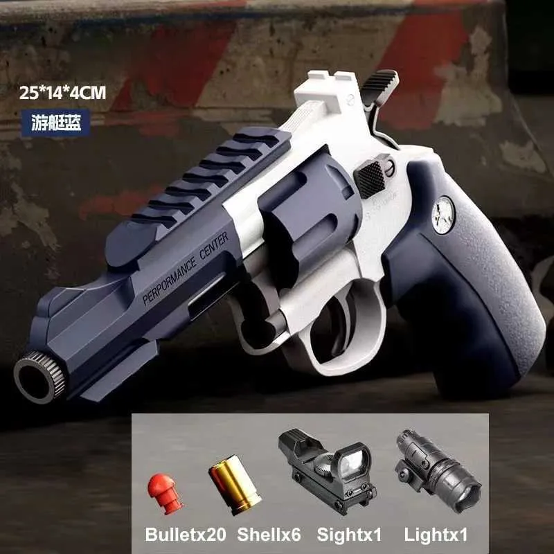 Gun Toys Tactical ZP5 Revolver Launcher Continuous Shooting Pistol Soft ...