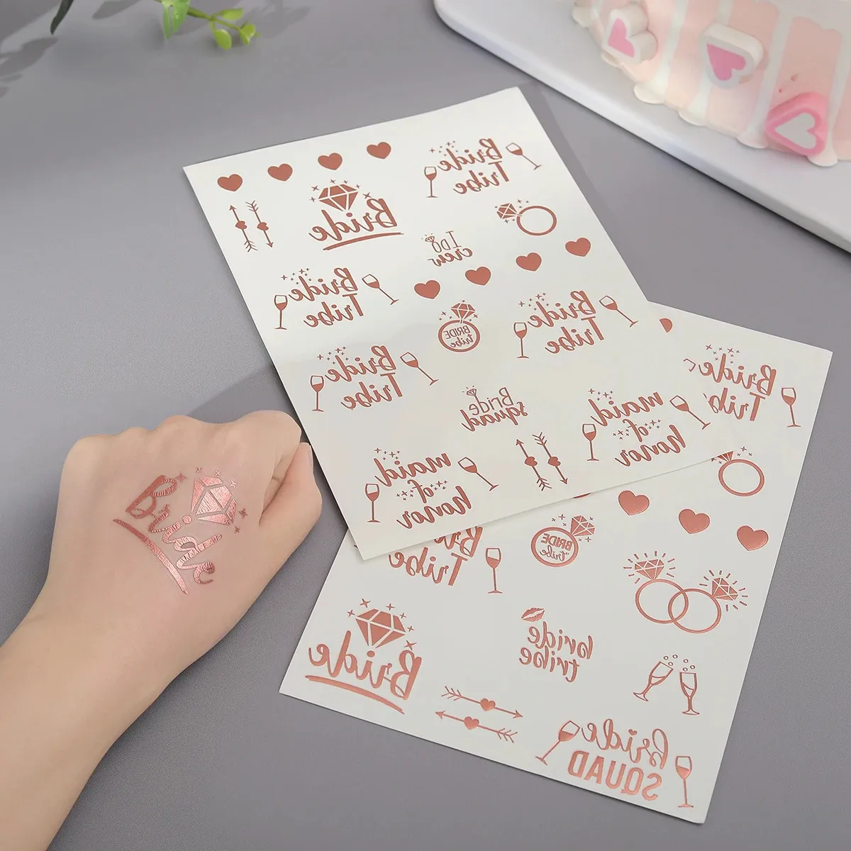 Wedding temporary tattoos - Bronctattooaus.com