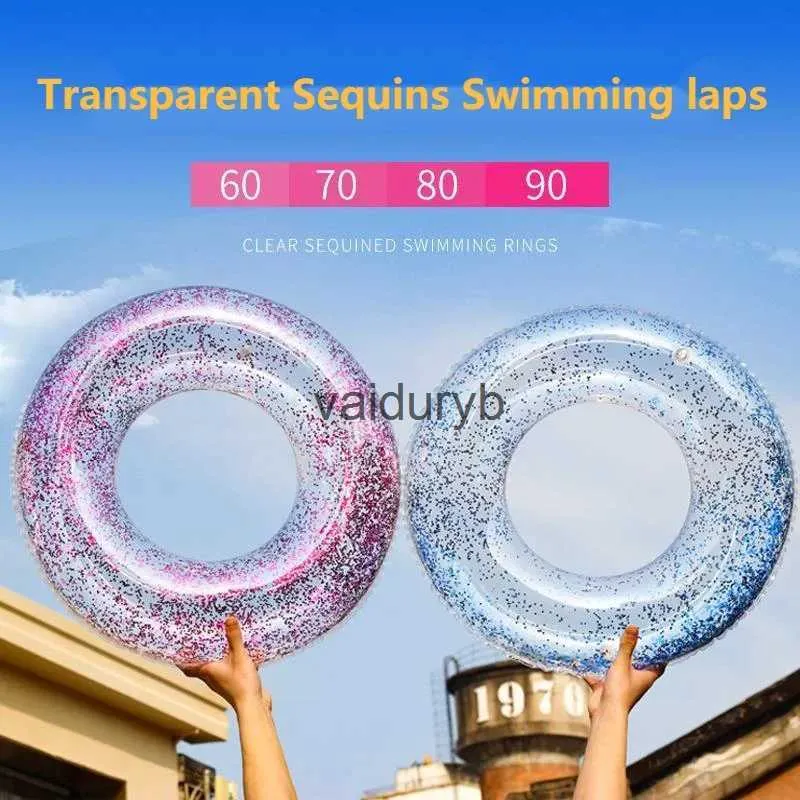 DHgate.com:Transparent Floating Circle Inflatable Swimming Pool Float ...