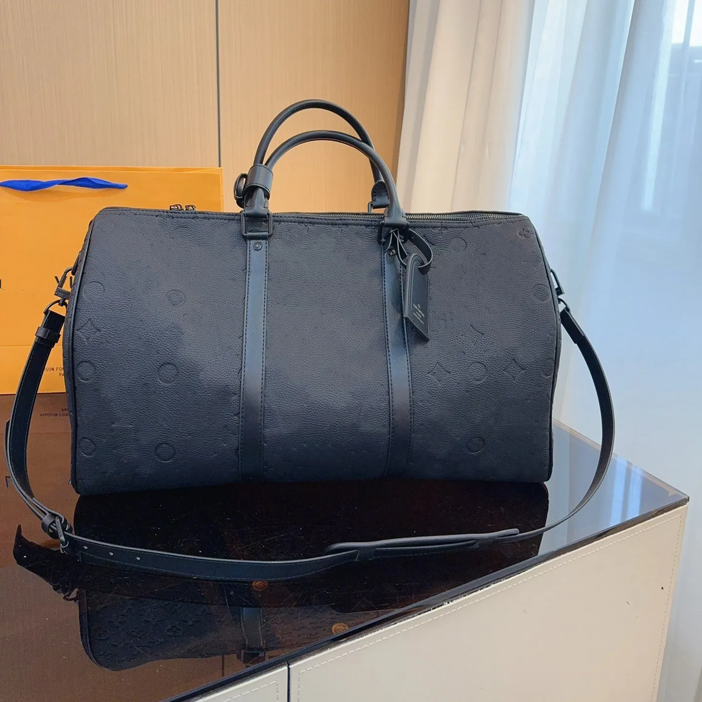 Genuine Leather Designer Duffle Bag For Men & Women Classic 45cm/50cm ...