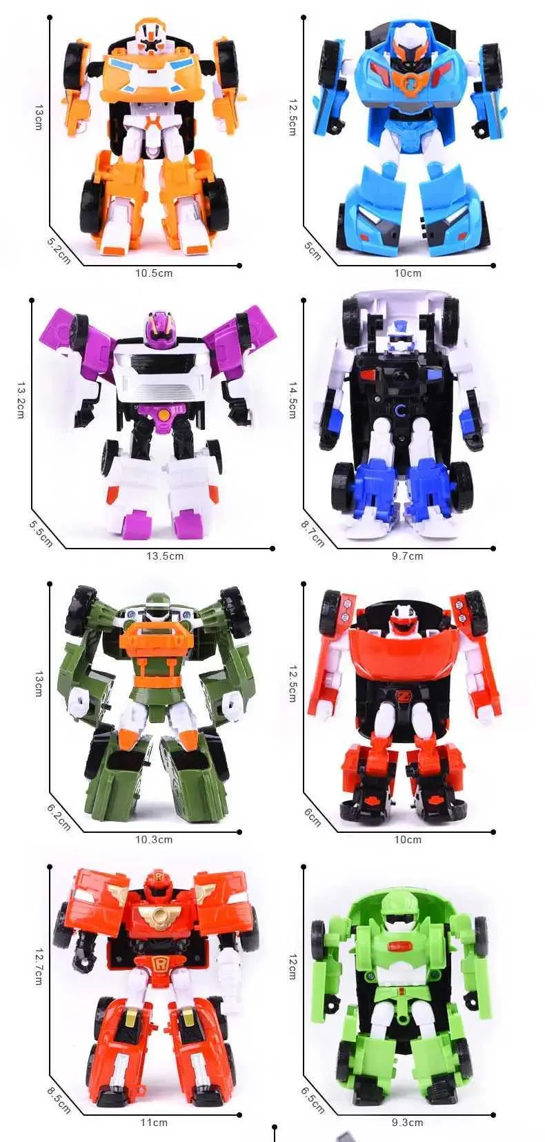 Korea Tobot Deformation Transformer Bot Bot Toys Large Action Figure ...