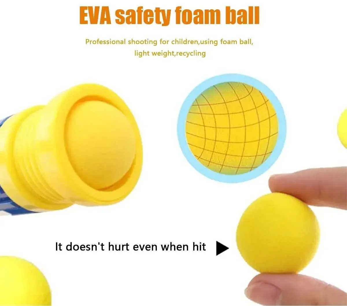 DHgate.com:Mixed Color Foam Balls for Toy Guns, 2400308 Air Soft Gun ...