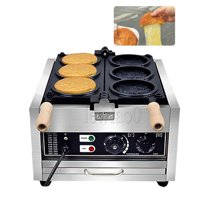 DHgate.com:Gold Coin Waffle Maker, 3 Grid Coin Shape Muffin Maker ...