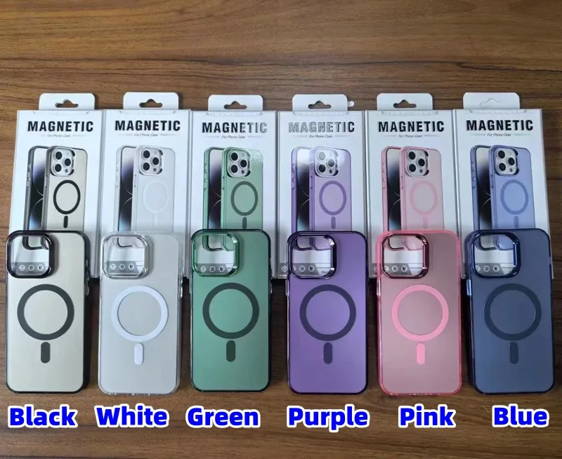 Luxury Magnetic Wireless Charge Case: Shockproof Acrylic Cover for ...