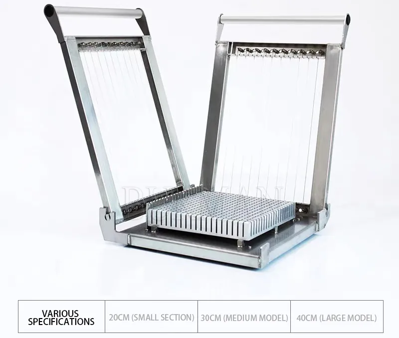 Double Arm Manual Chocolate Cutter with 200 × 200 mm Cutting Area and ...