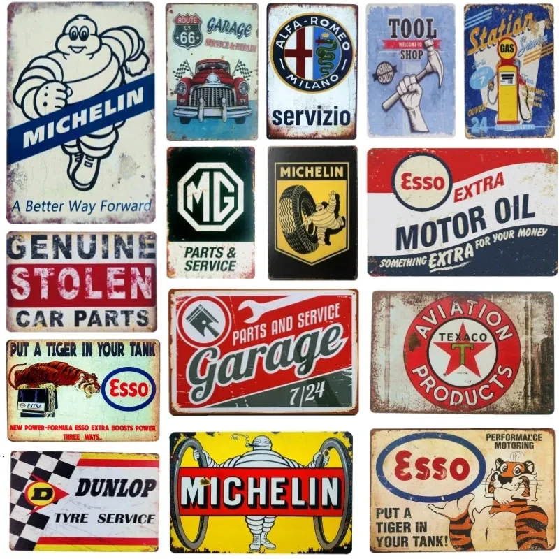 Metal Tin Sign Vintage Style Wall Art Decorative Retro Metal Signs For ...