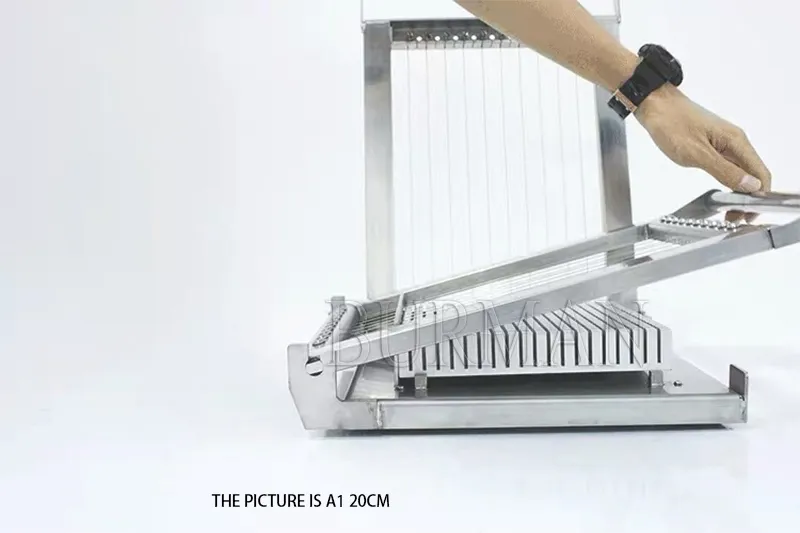 Double Arm Manual Chocolate Cutter with 200 × 200 mm Cutting Area and ...