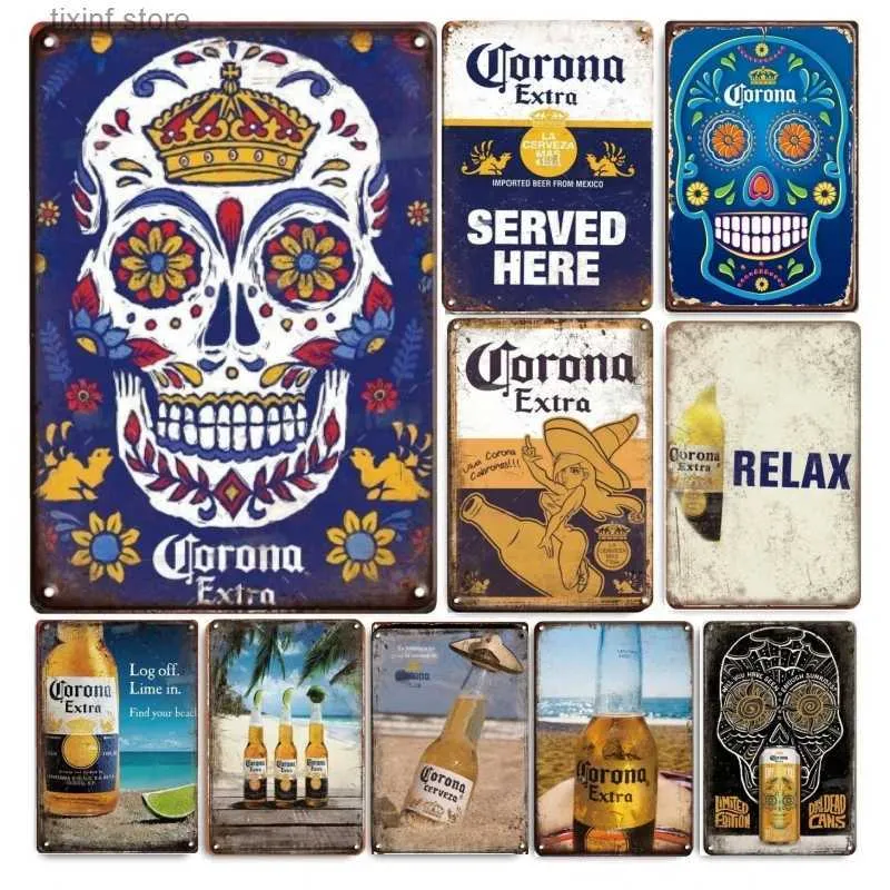 Vintage Metal Beer Signs: Retro Metal Wall Art for Man Cave, Bar & Home ...
