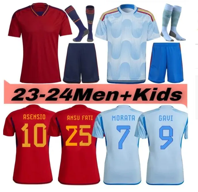23 24 Home Away Spain Soccer Jerss PEDRI RODRI TORRES... From ...