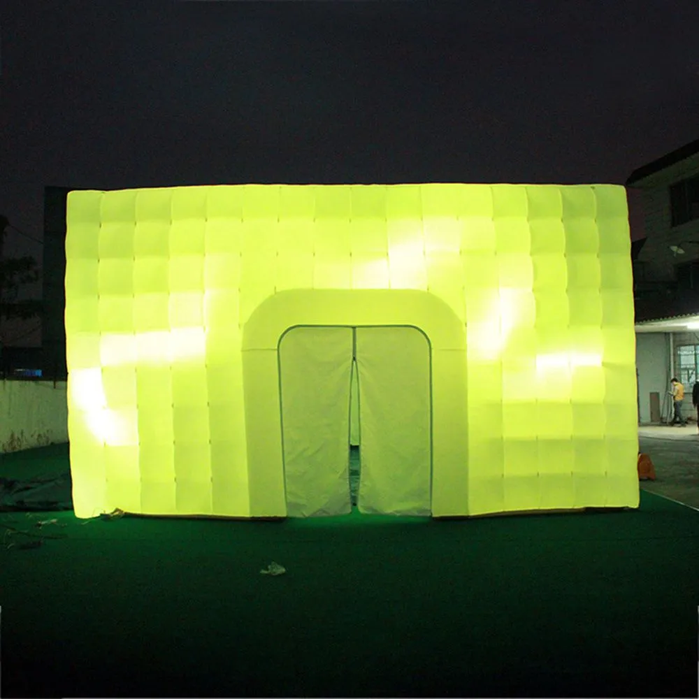 Premium 26x26x13.2ft Inflatable Cube Tent Marquee - White, Portable ...