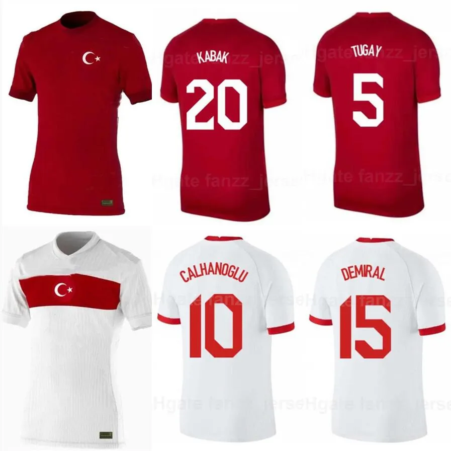 Turkey National Team Home & Away Soccer Jersey 2024 25: Burak Yilmaz ...